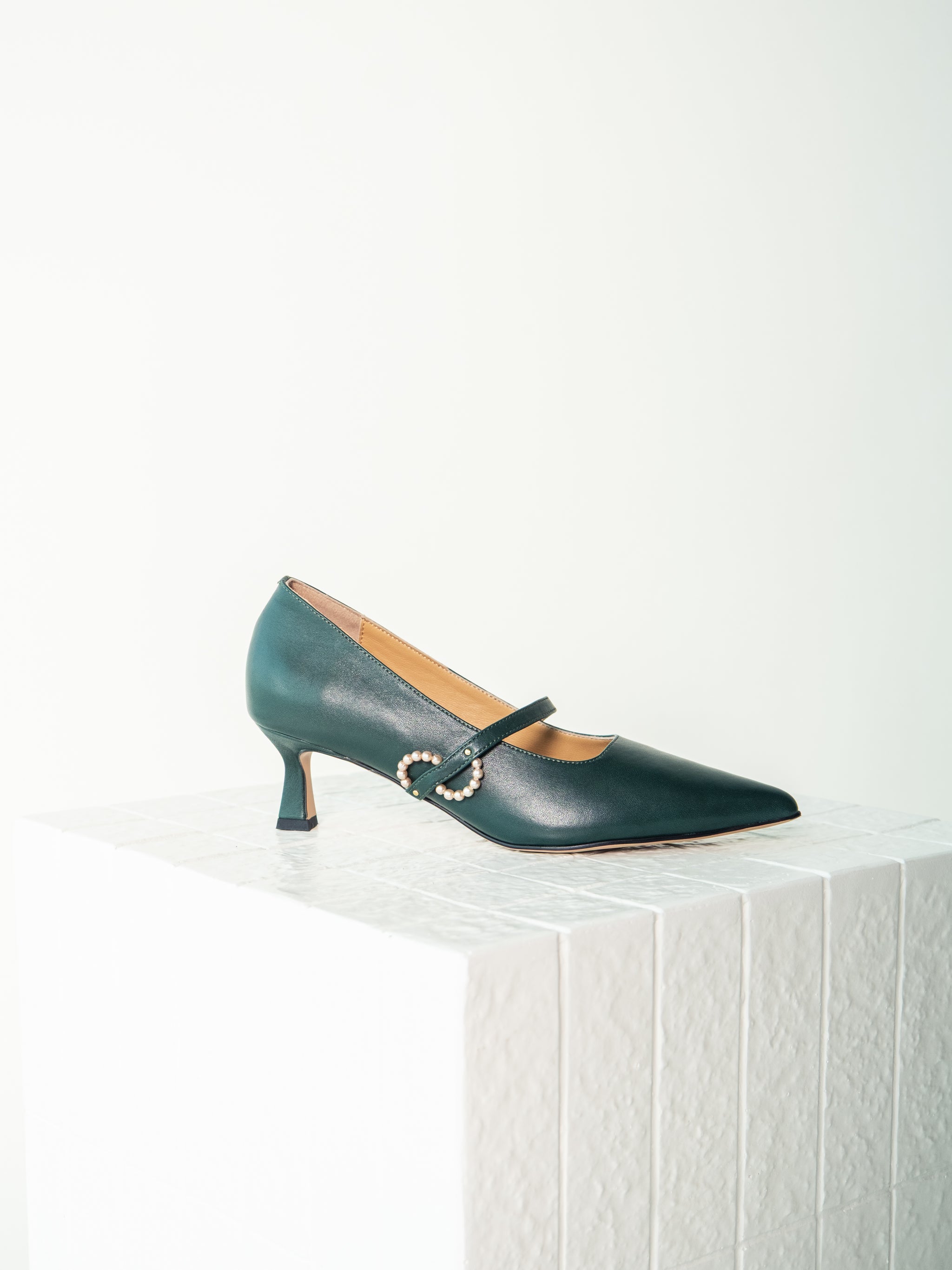 IVEY Heels - Dark Green