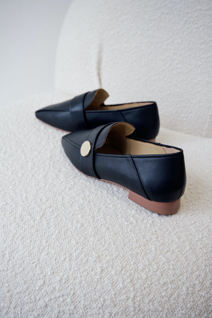TABY Loafers - Black – b/major shoes